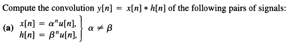 Solved Compute the convolution y[n]=x[n]*h[n] ﻿of the | Chegg.com