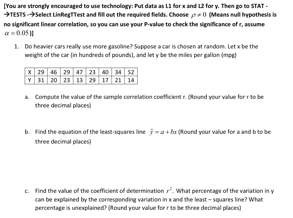 Solved [You are strongly encouraged to use technology: Put | Chegg.com