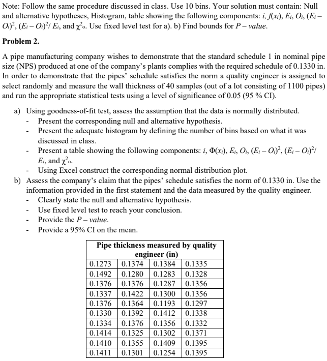 Solved Note: Follow the same procedure discussed in class. | Chegg.com