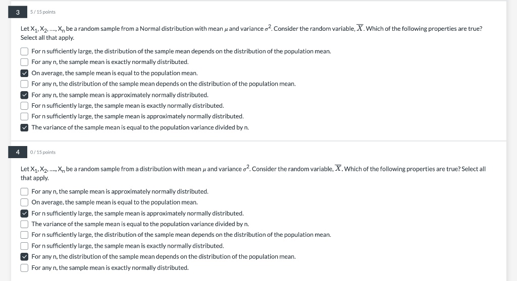 Solved 3 5/15 points Let X1, X2, ..., Xn be a random sample | Chegg.com Solved 3 5/15 points Let X1, X2, ..., Xn be a random sample | Chegg.com