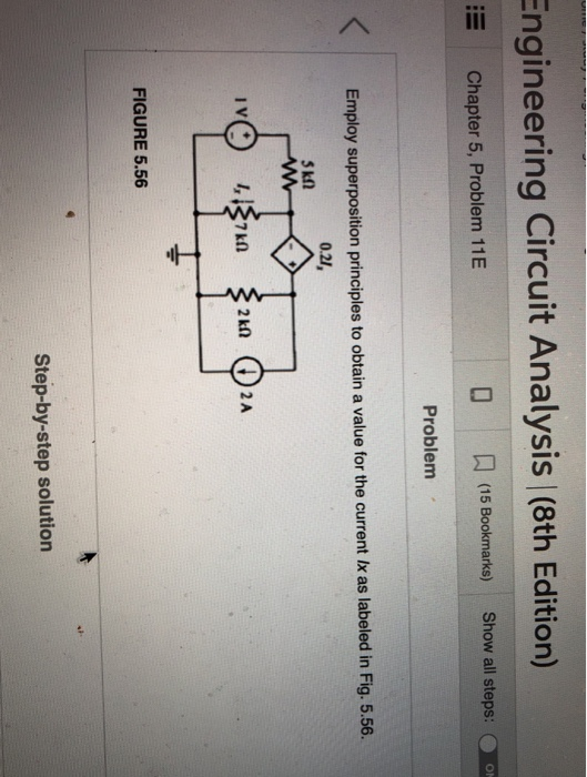 Solved Engineering Circuit Analysis |(8th Edition) 0 (15 | Chegg.com