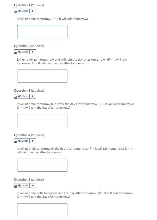 Solved Put the sentences in symbolic form. Use the capital | Chegg.com
