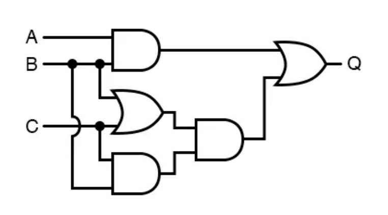 Solved 8. Which of the following circuit is the Boolean | Chegg.com