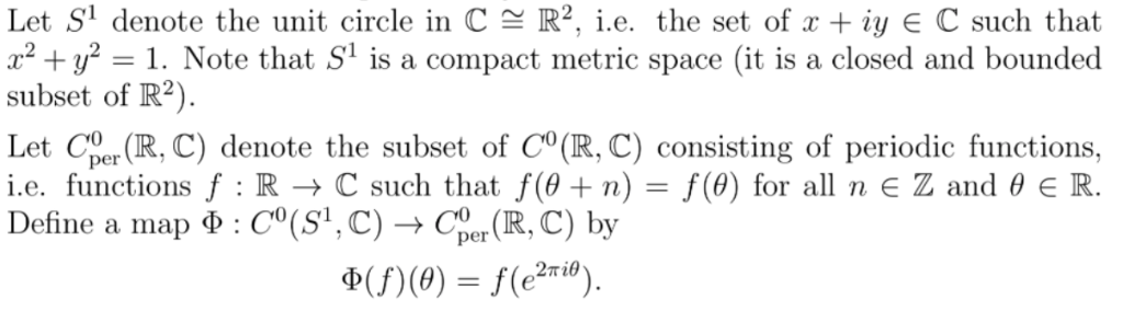 Solved Problem. Prove that the map φ defined in the previous | Chegg.com