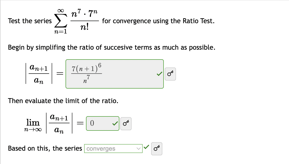 Solved To test ∑n=1∞n8−4n7 for convergence you could compare | Chegg.com