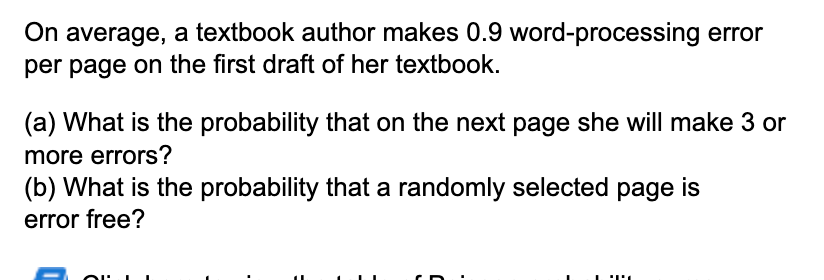 Solved On average, a textbook author makes 0.9 | Chegg.com