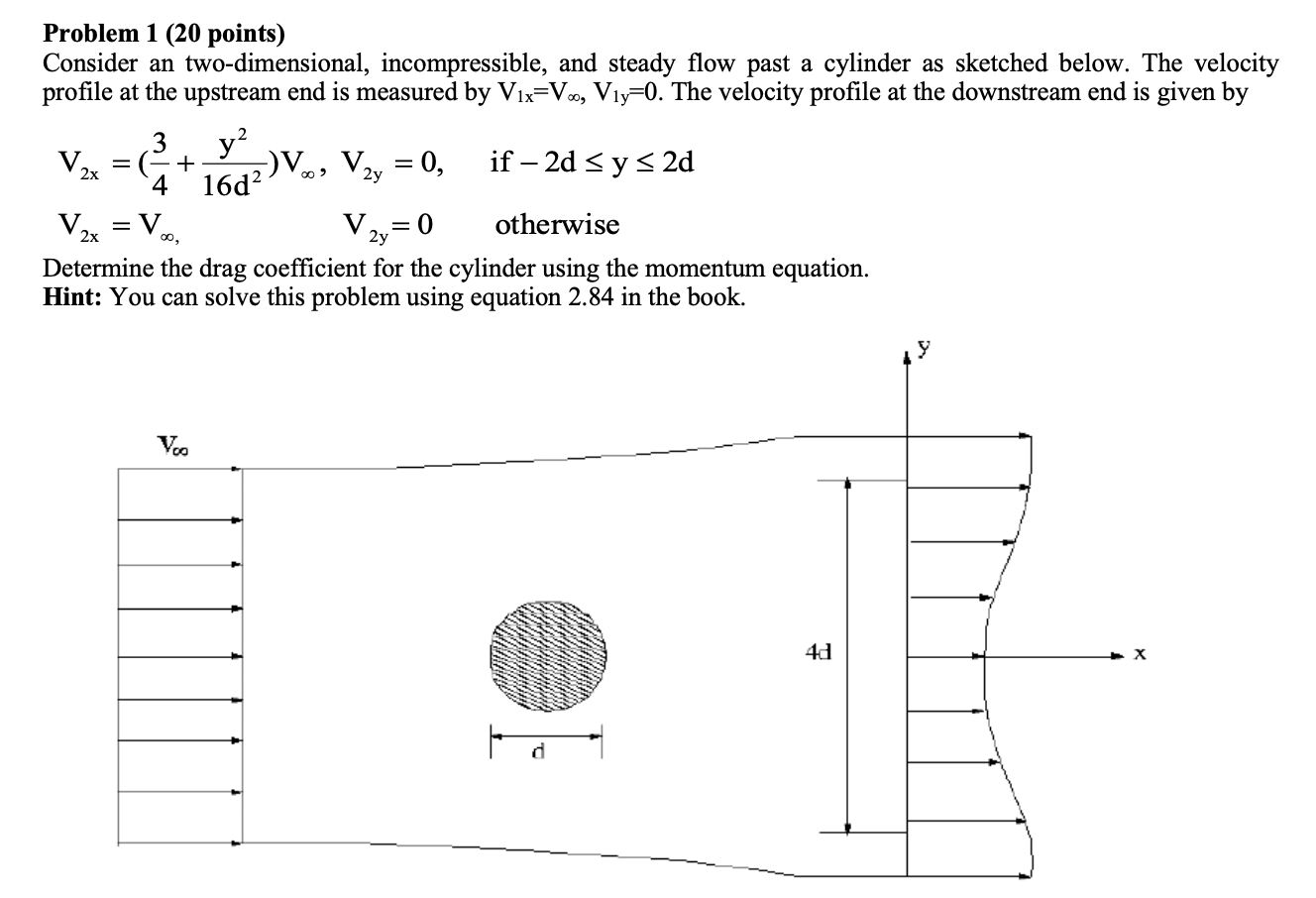 Solved Problem 1 (20 points) Consider an two-dimensional, | Chegg.com
