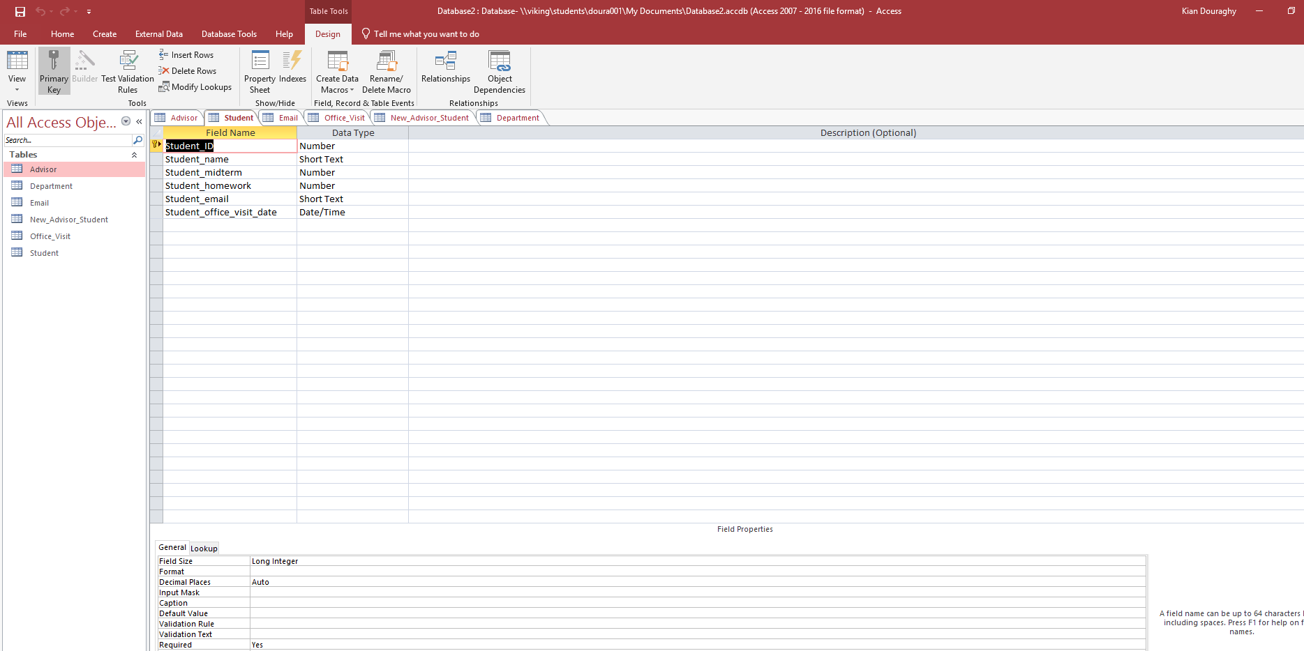Solved SELECT S.Student_name AS Student, A.Advisor_name AS | Chegg.com