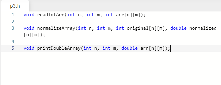 Solved Problem 3: Normalize 2D (p3.c) In Statistics, | Chegg.com