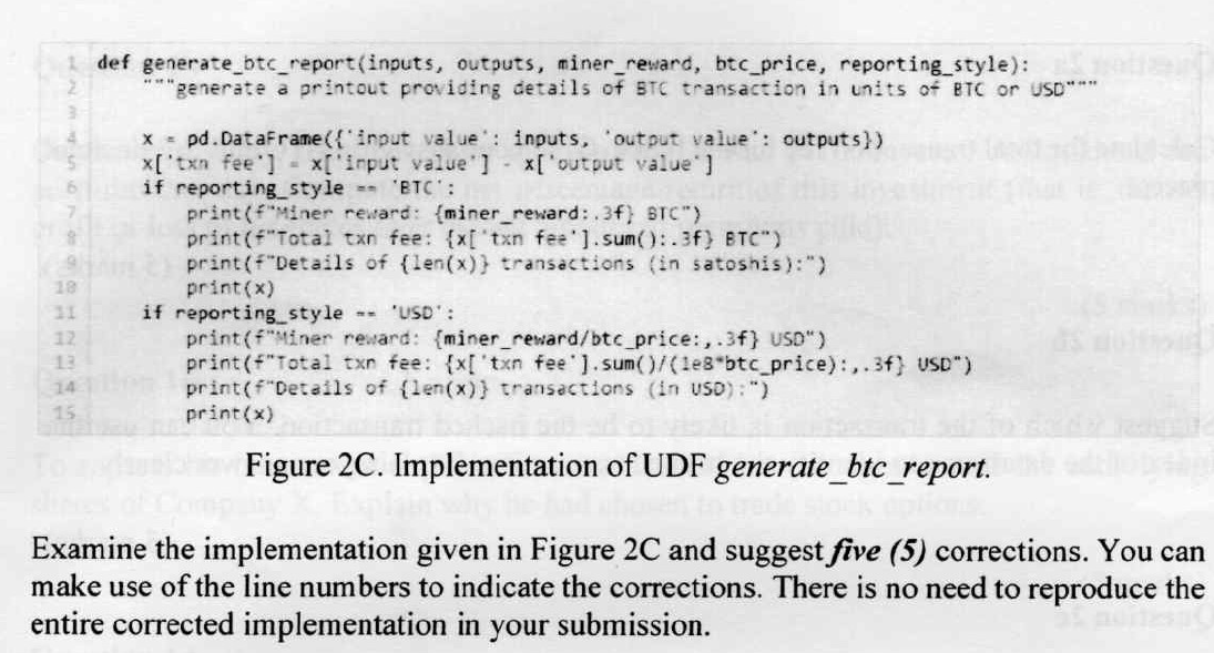 You are writing a UDF to format the transaction | Chegg.com