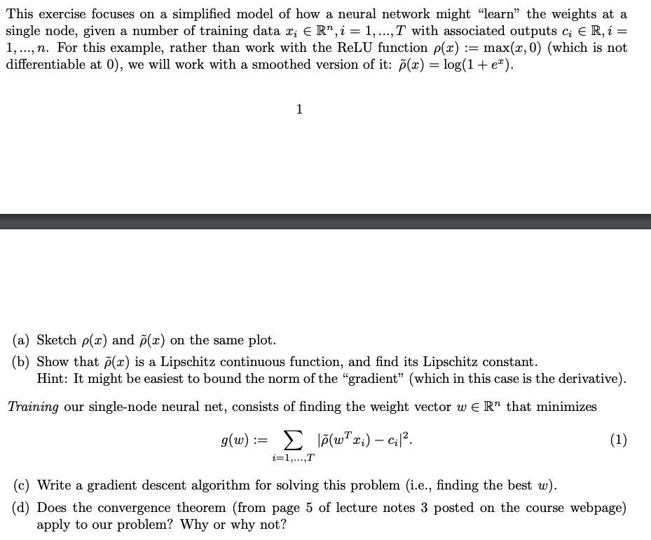 This exercise focuses on a simplified model of how a | Chegg.com