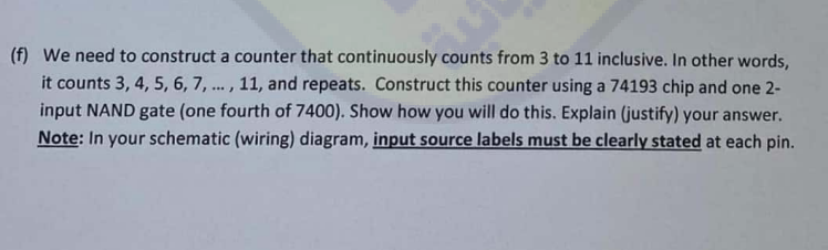 Solved Consider the 74193 4-bit synchronous up/down counter. | Chegg.com