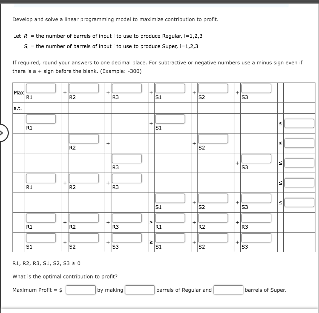 Bay Oil produces two types of fuels (regular and | Chegg.com