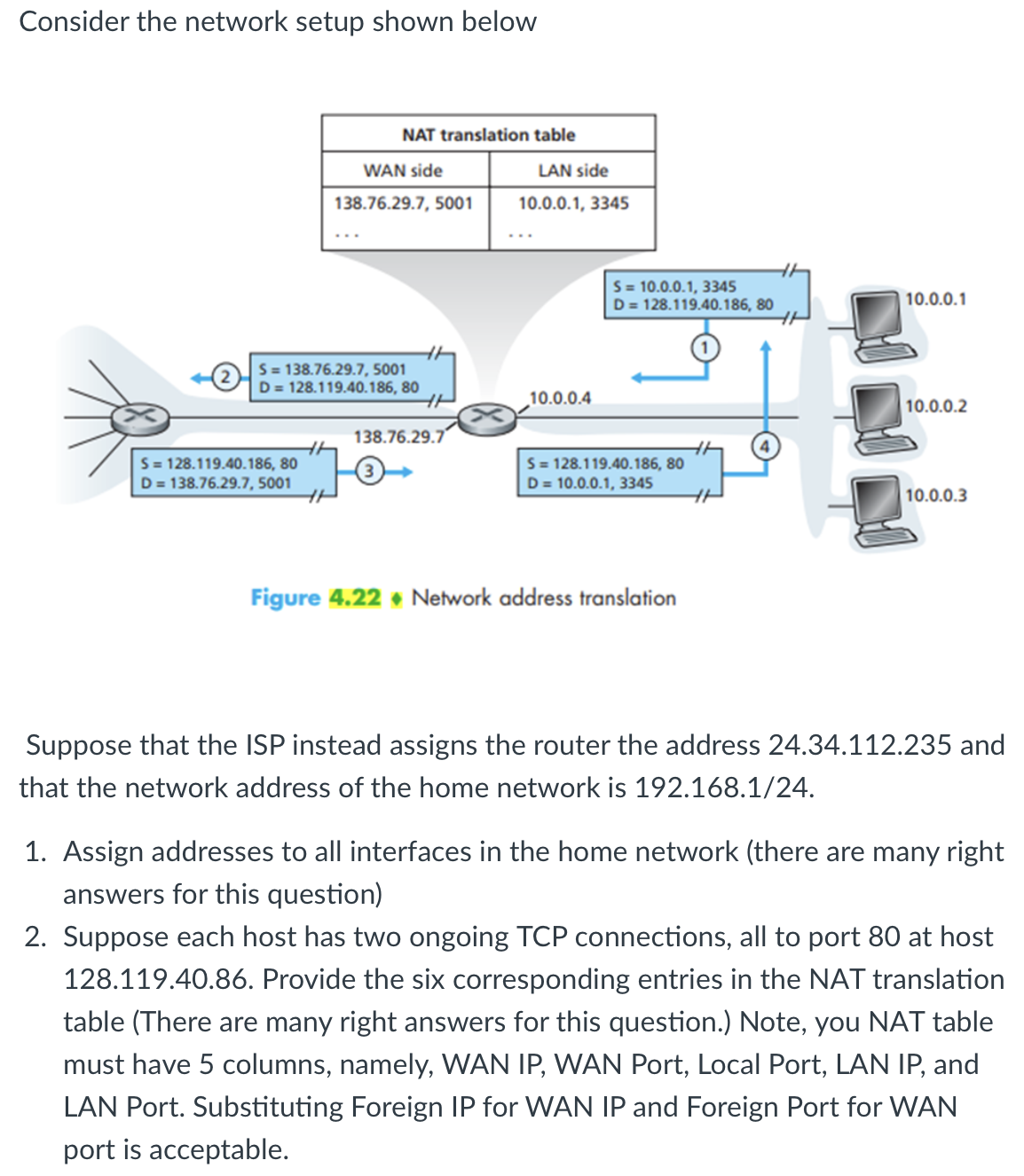 Solved Consider the network setup shown below Suppose that | Chegg.com