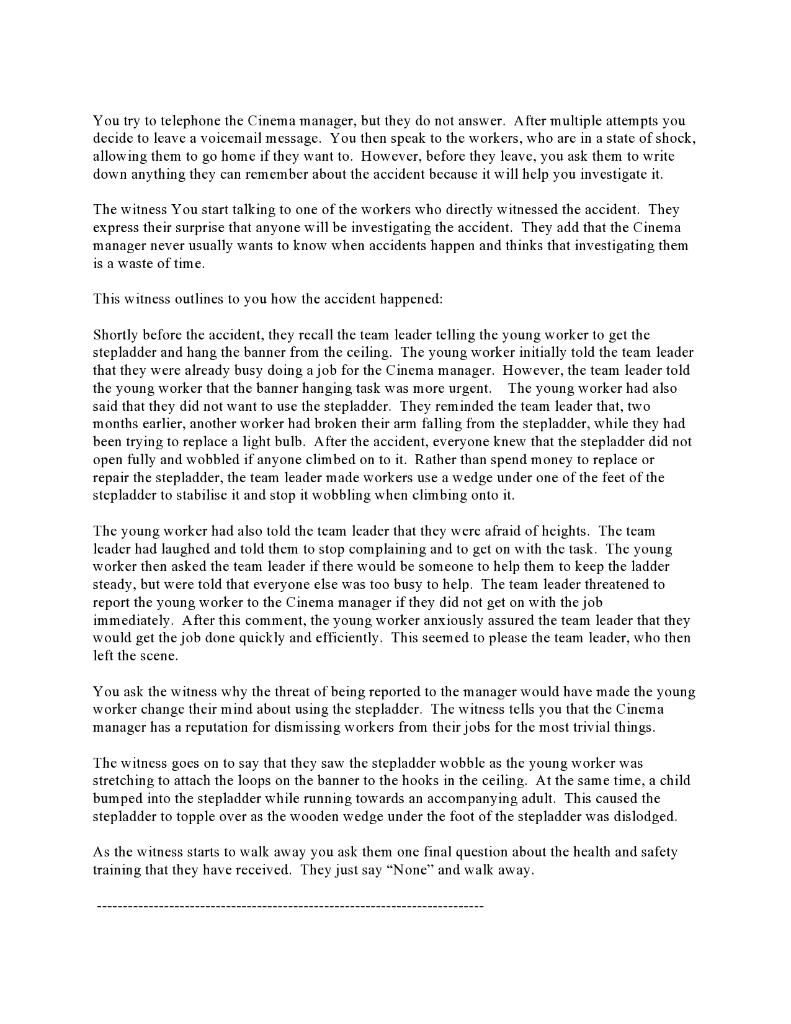 Solved SCENARIO Waterfront Cinema is located on a busy | Chegg.com