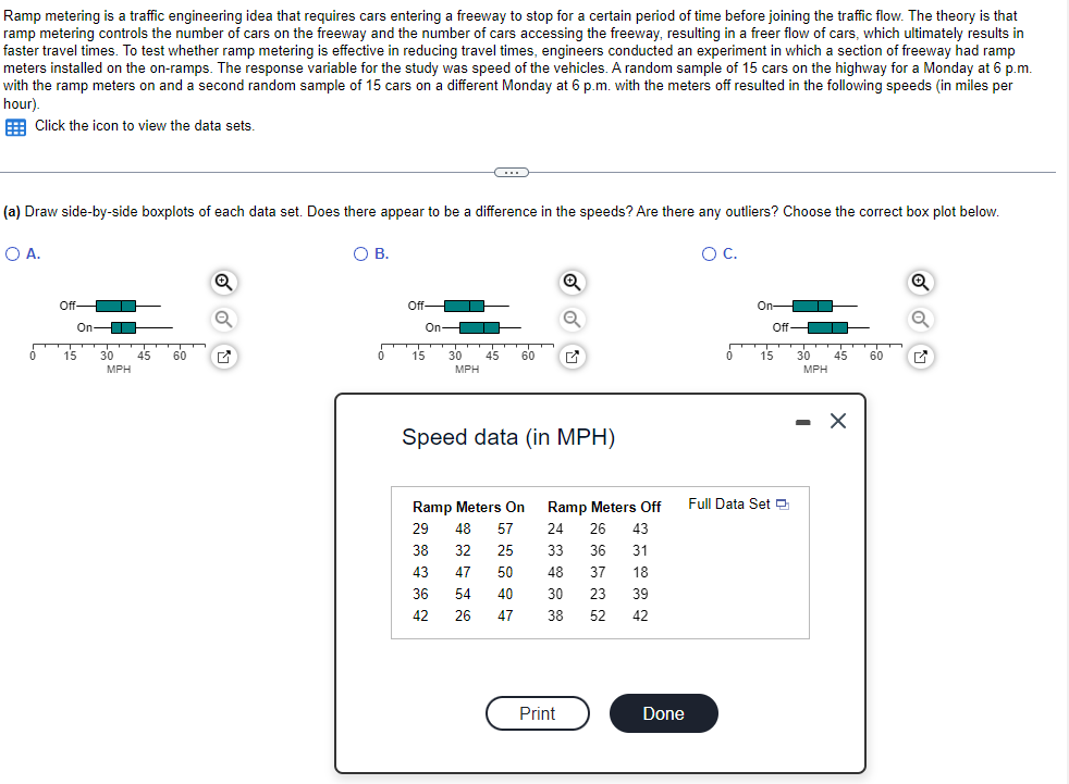 Solved Ramp Metering Is A Traffic Engineering Idea That