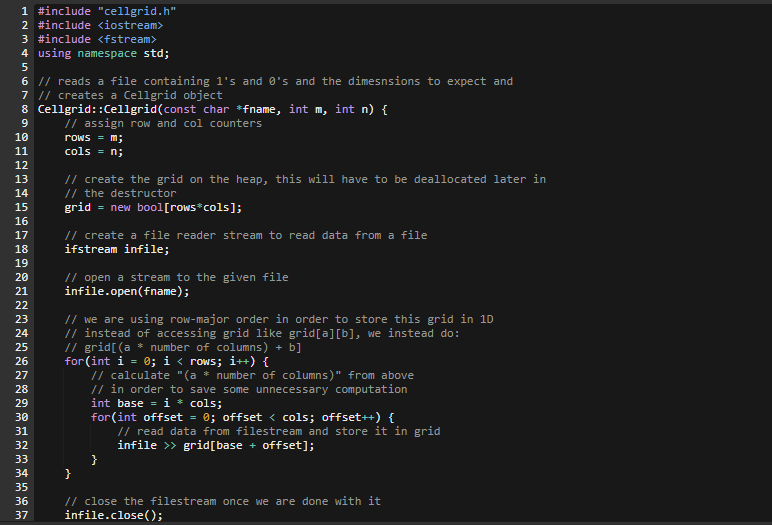 Solved 1. Counting Cells Consider a grid of cells in two | Chegg.com