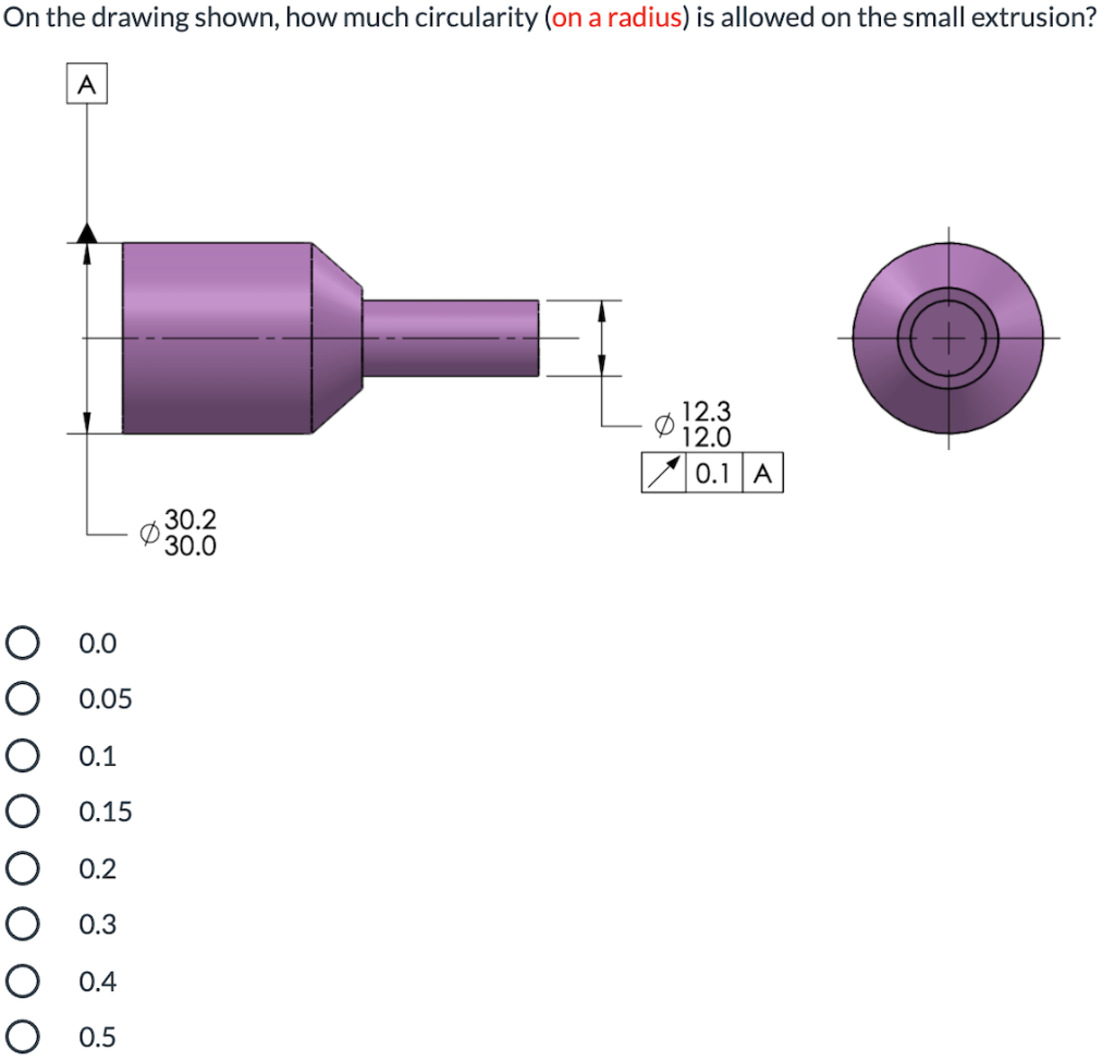 Solved The drawing below uses total runout being used | Chegg.com
