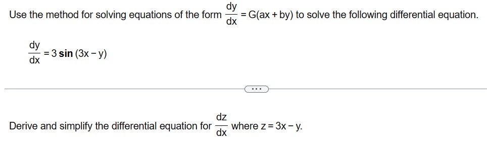 Solved Use the method for solving equations of the form | Chegg.com