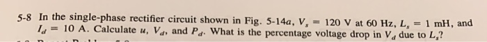 Solved 5 5 Consider The Basic Commutation Circuit Of Fig