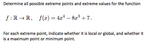 Solved Determine all possible extreme points and extreme | Chegg.com