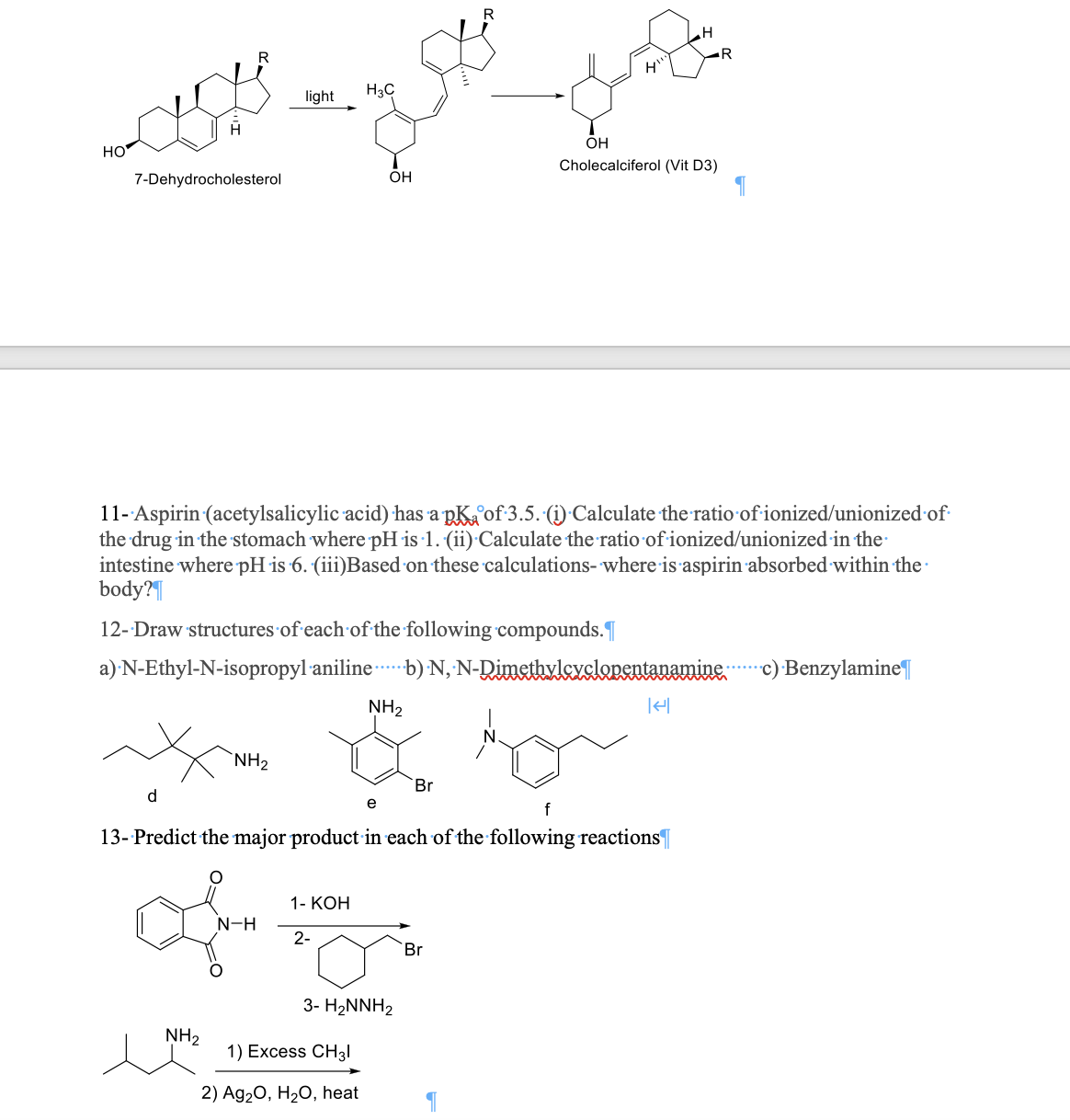 Solved 1-Using curved arrows, draw three resonance | Chegg.com