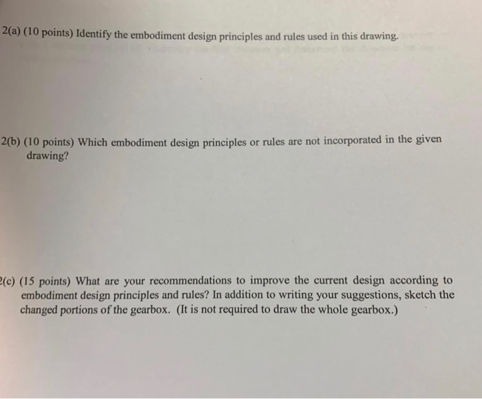 2(a) (10 points) Identify the embodiment design | Chegg.com