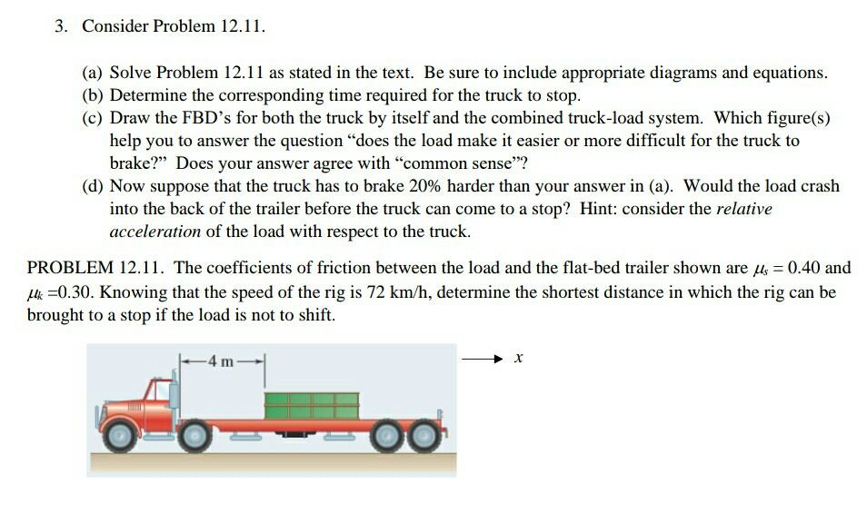 Solved 3. Consider Problem 12.11. (a) Solve Problem 12.11 as | Chegg.com