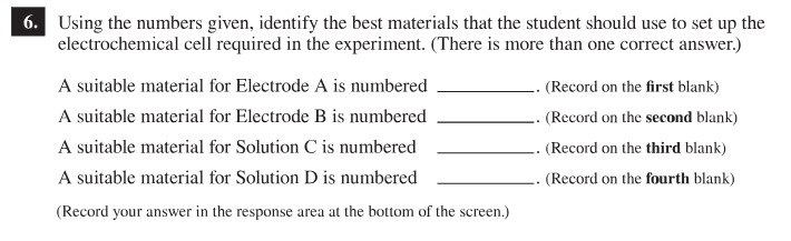 Solved Use the following information to answer | Chegg.com