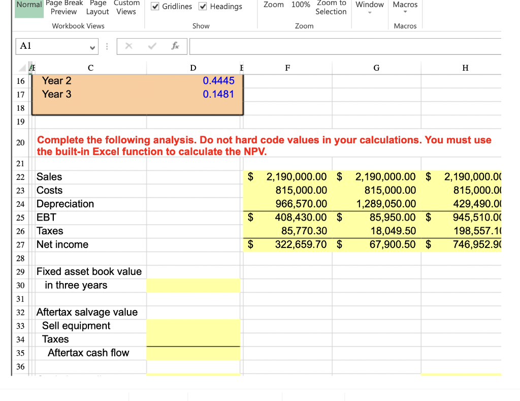 Solved Ruler Formula Bar QE FD Gridlines Headings | Chegg.com