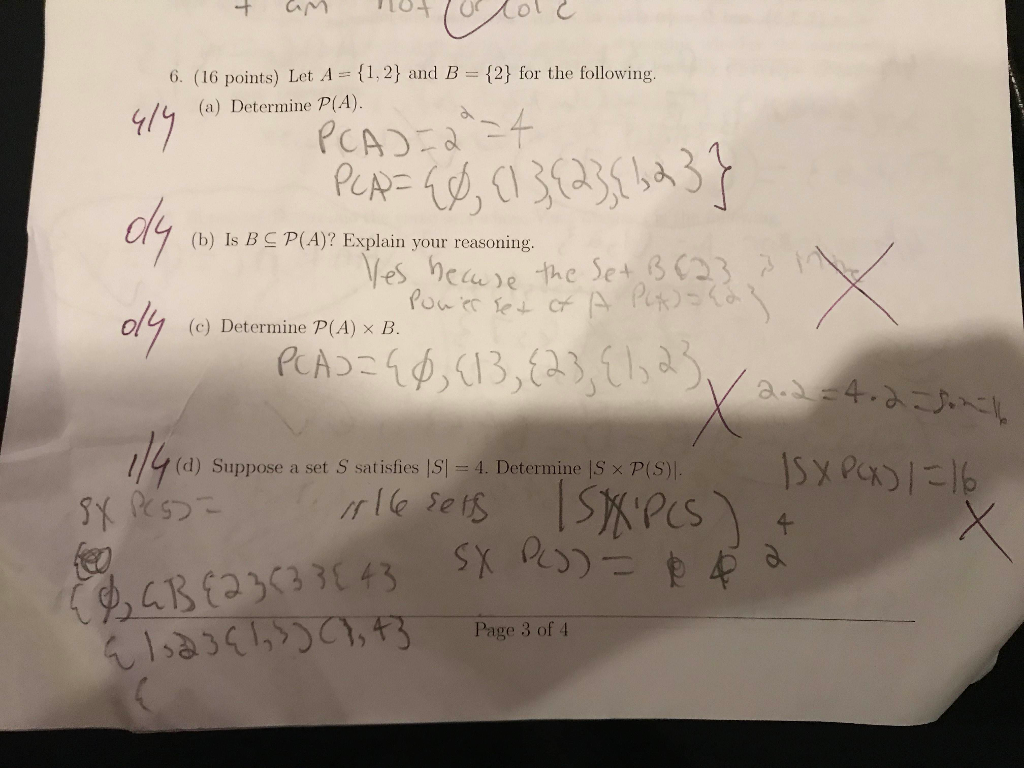 Solved Discrete math, Subsets and cartesian product. I am | Chegg.com