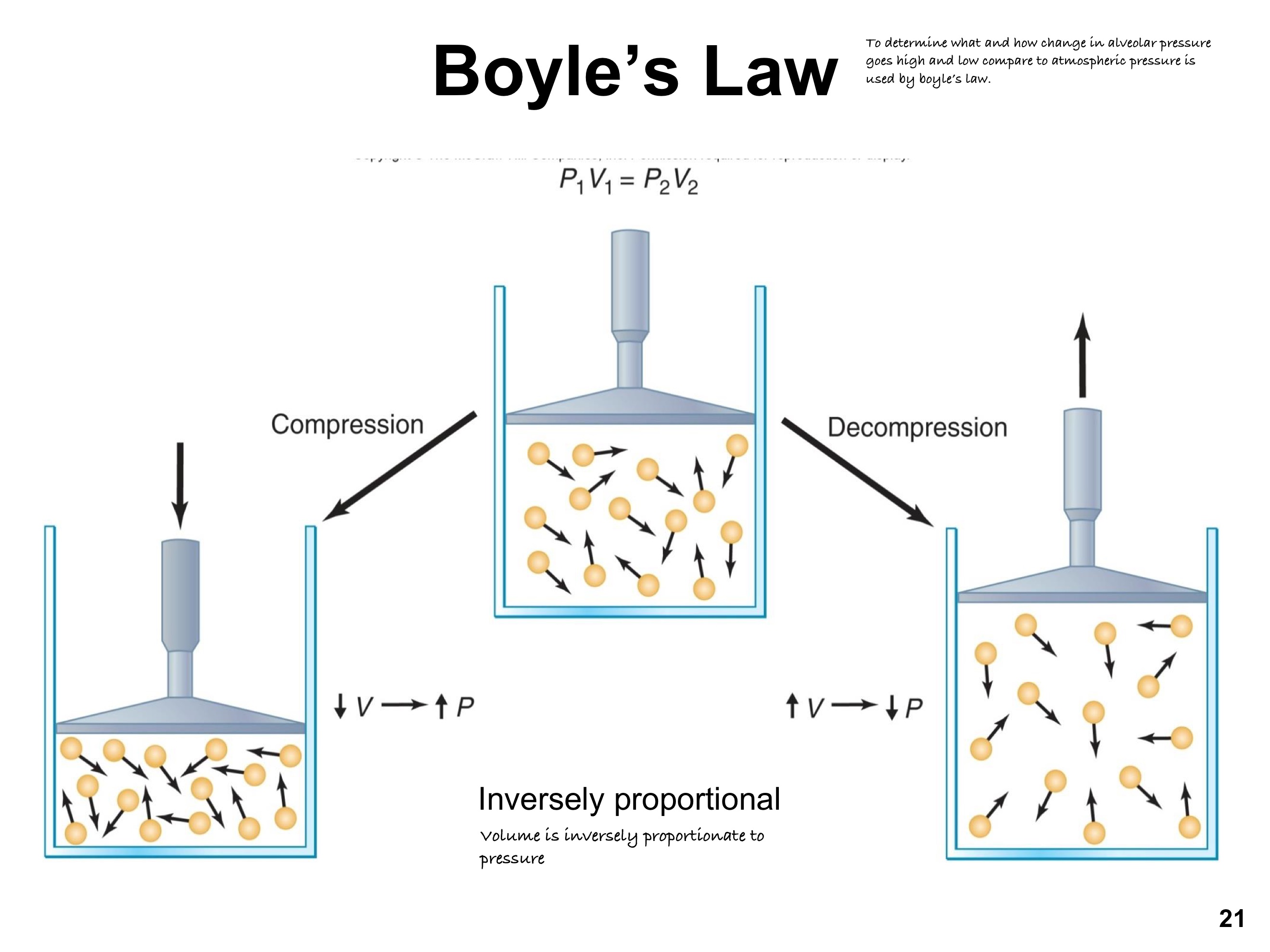 Solved Please explain Boyl'es law and how this image | Chegg.com