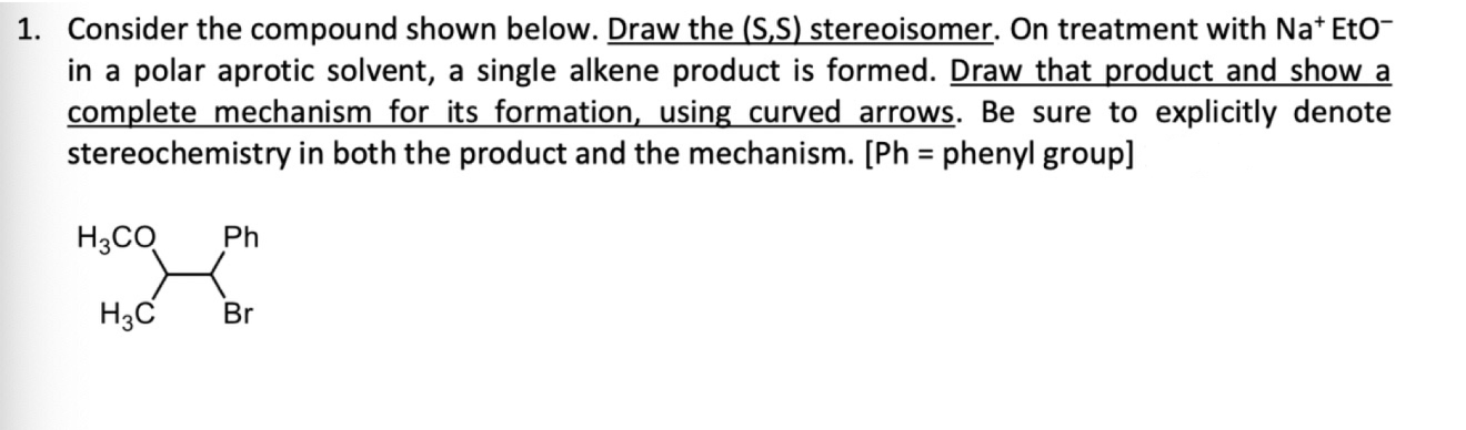 Solved Consider the compound shown below. Draw the (S,S) | Chegg.com