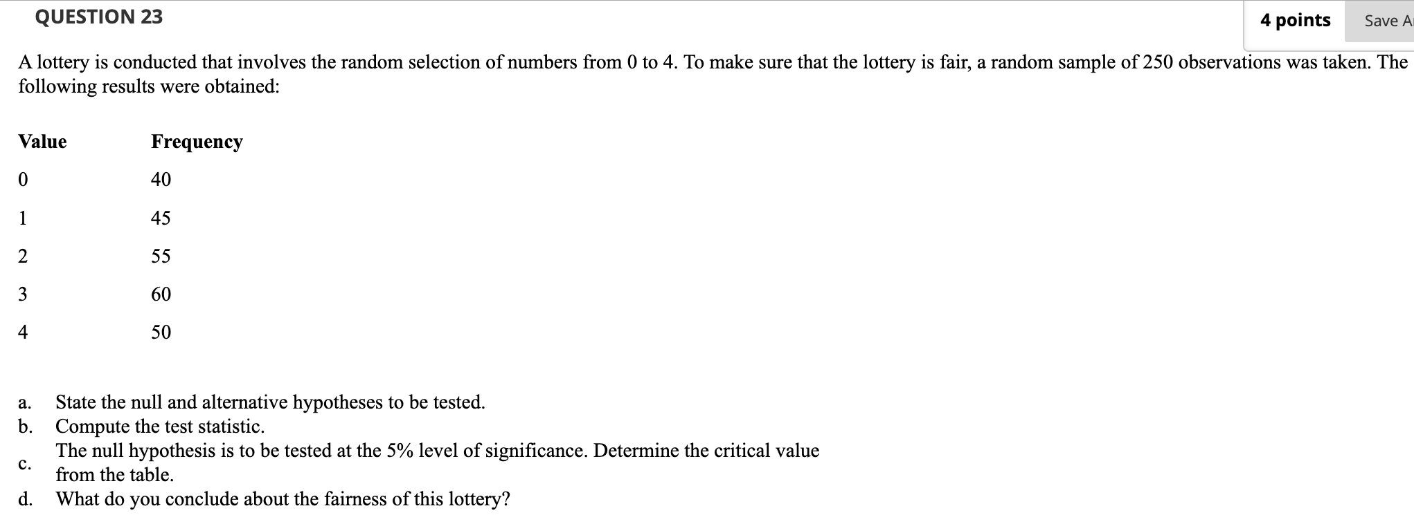 Solved A lottery is conducted that involves the random | Chegg.com
