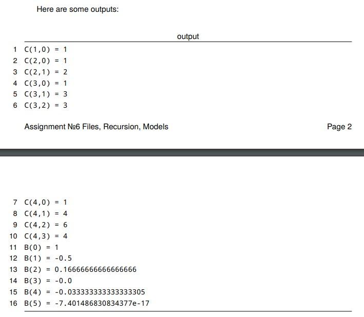 Solved The binomial coefficient is used in almost every area | Chegg.com