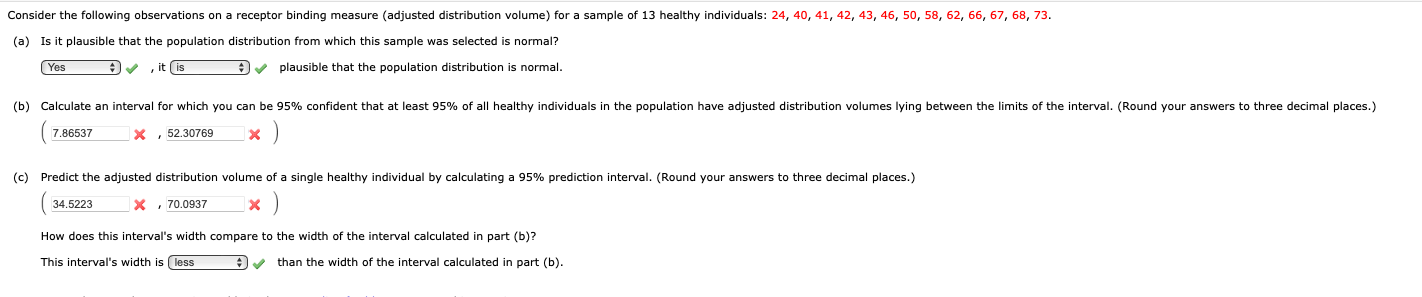 Solved Consider the following observations on a receptor | Chegg.com