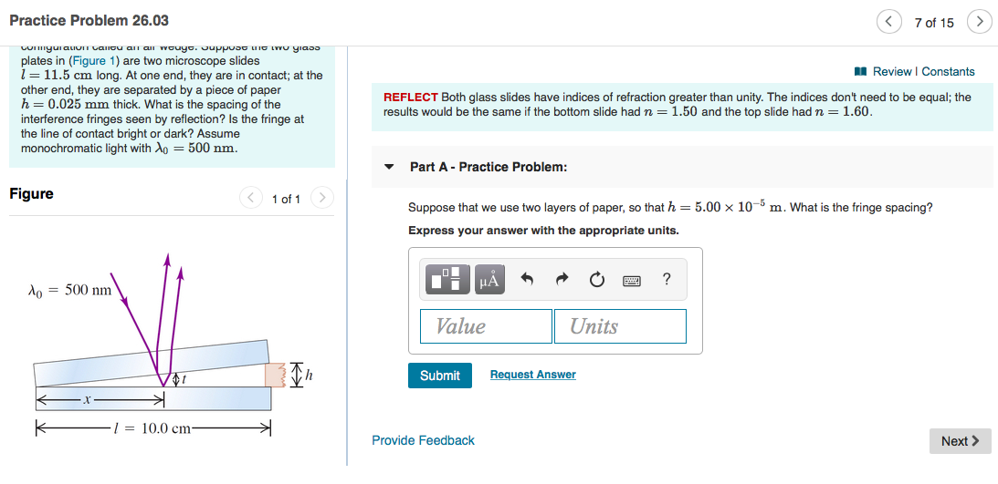 Solved Review Constants Let's apply the concepts of | Chegg.com