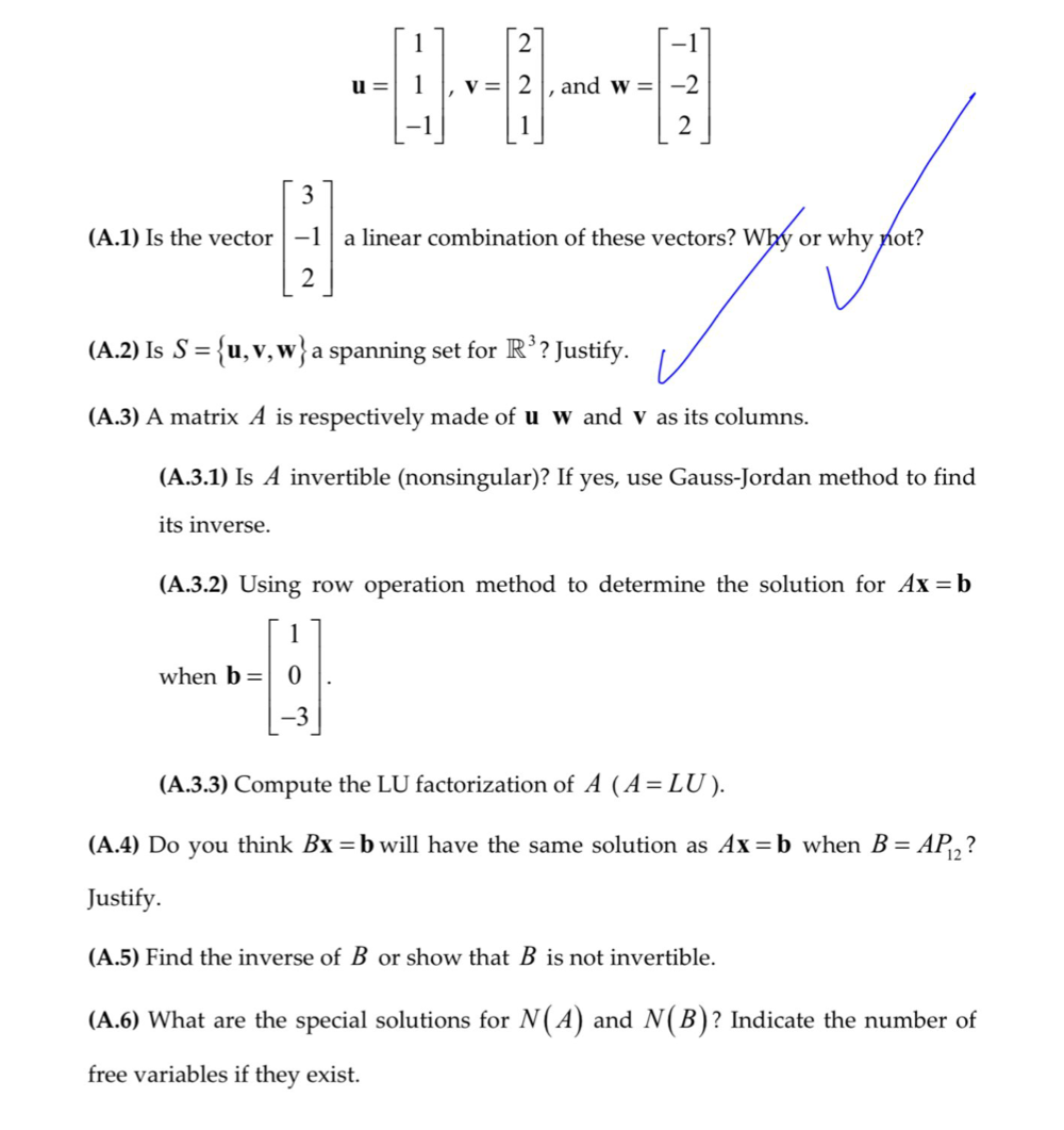 Solved \\[ \\mathbf{u}=\\left[\\begin{array}{c} 1 \\\\ 1 | Chegg.com