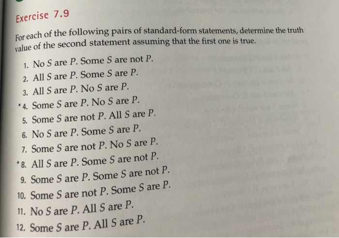 Solved for each of the following paris of stadard form | Chegg.com