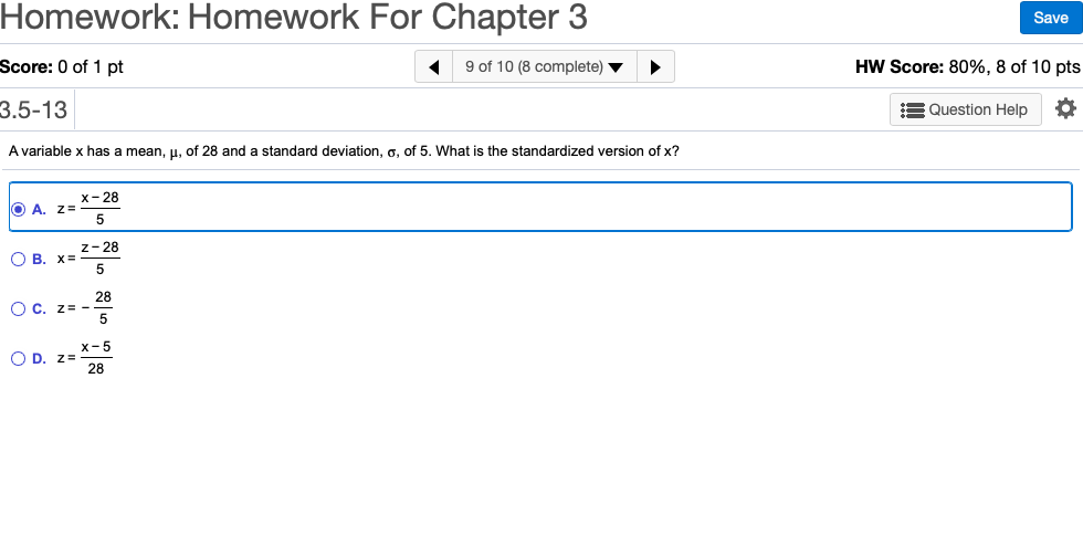 Solved Homework Homework For Chapter 3 Save Score 0 Of 1