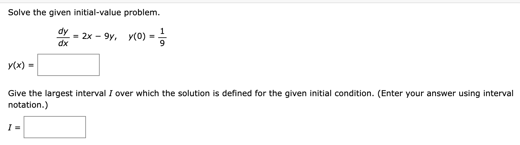 Solved Solve the given initial-value | Chegg.com