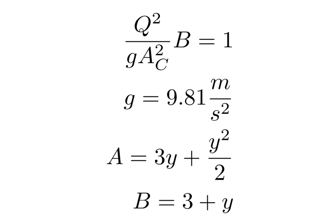 Solved The critical value of y solves the top equation. ¢ | Chegg.com