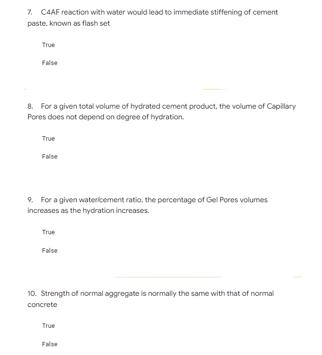Solved 7. C4AF reaction with water would lead to immediate | Chegg.com