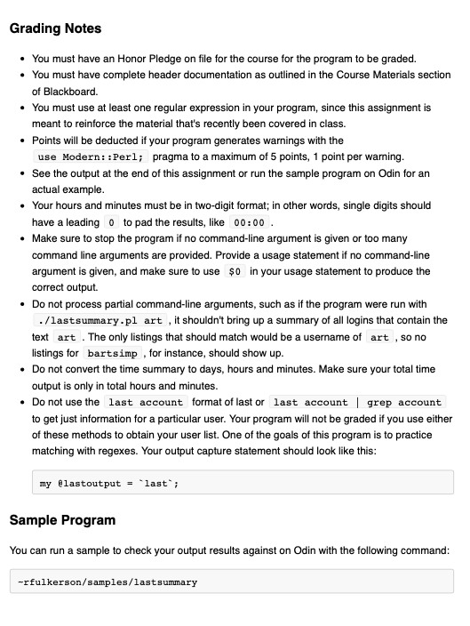 Solved Program 8:40 points Overview Unix systems keep track | Chegg.com
