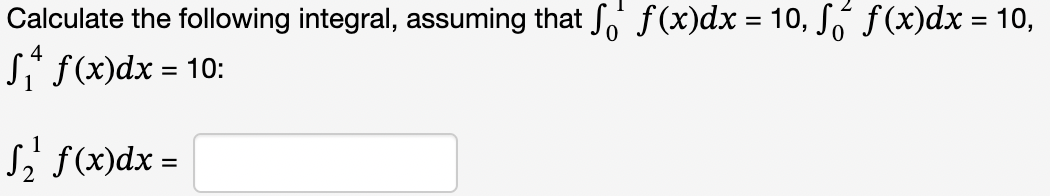 Solved Calculate the following integral, assuming that | Chegg.com