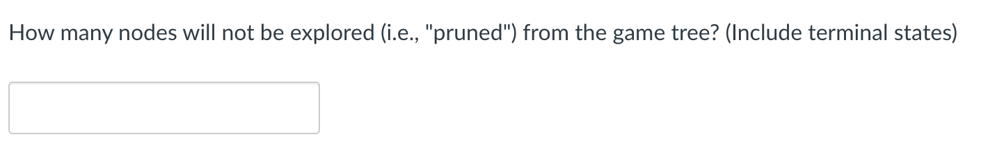 Solved Consider the game tree below. Run the minmax with | Chegg.com