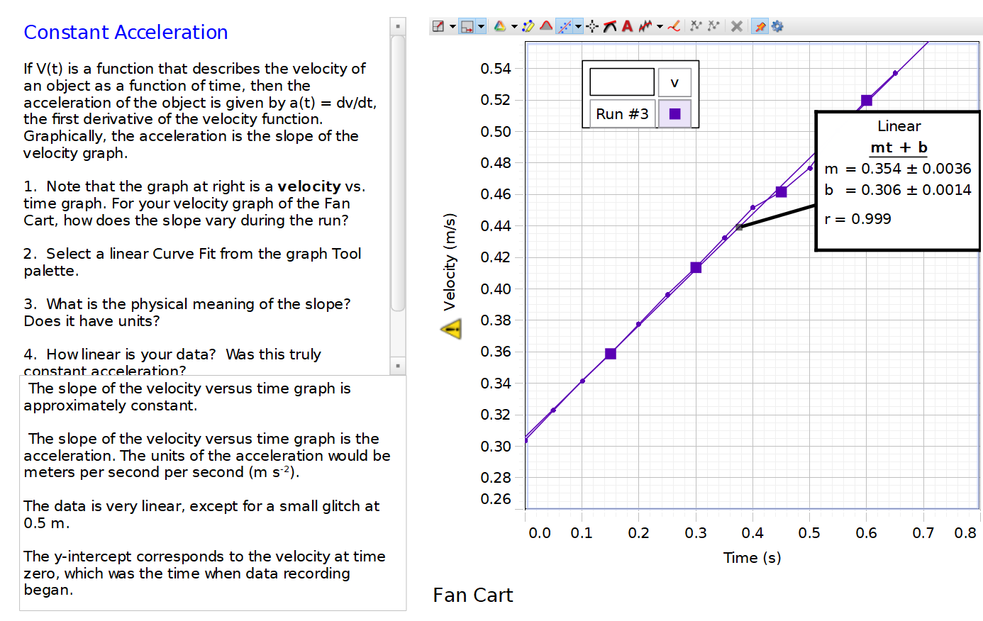 Lab 07A: Velocity and Acceleration Introduction This | Chegg.com
