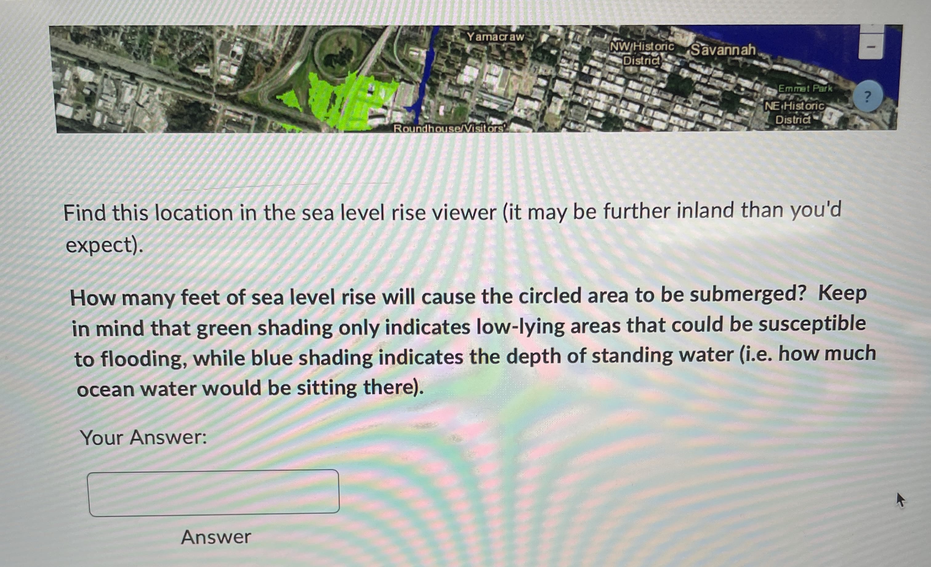 Solved Now we're going to look at a particular location: the | Chegg.com