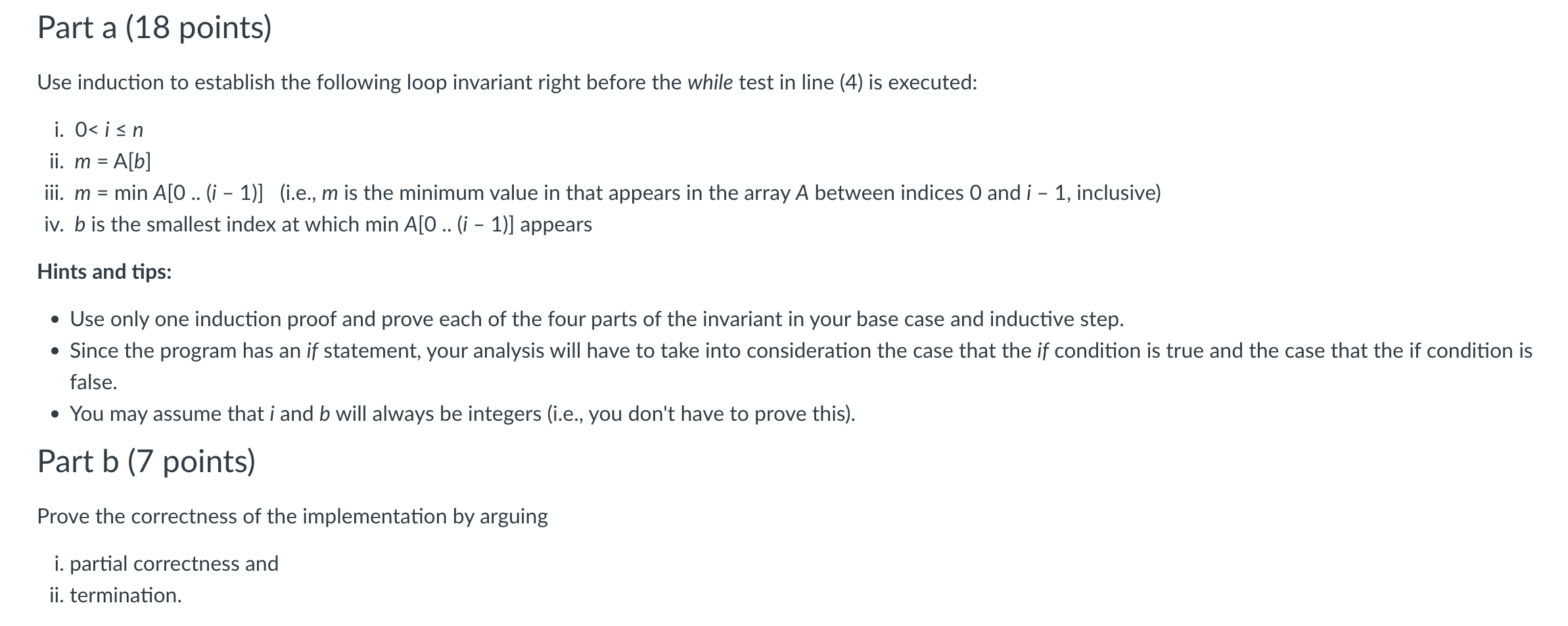 Solved See Program Correctness Overview ↓ For The Procedure