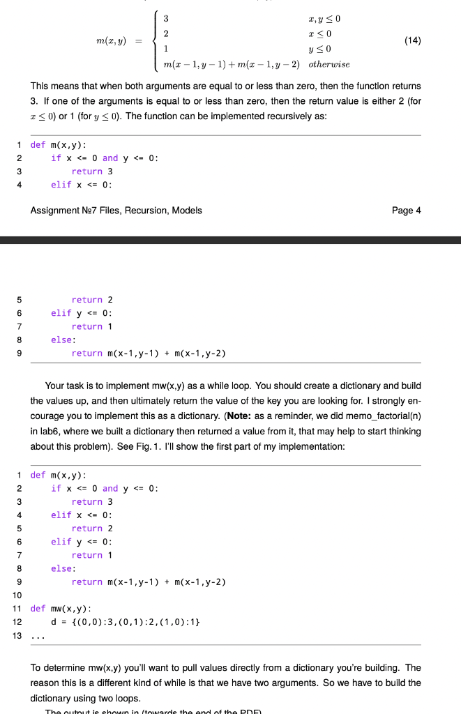 Solved Python I can implement this as a normal function, | Chegg.com